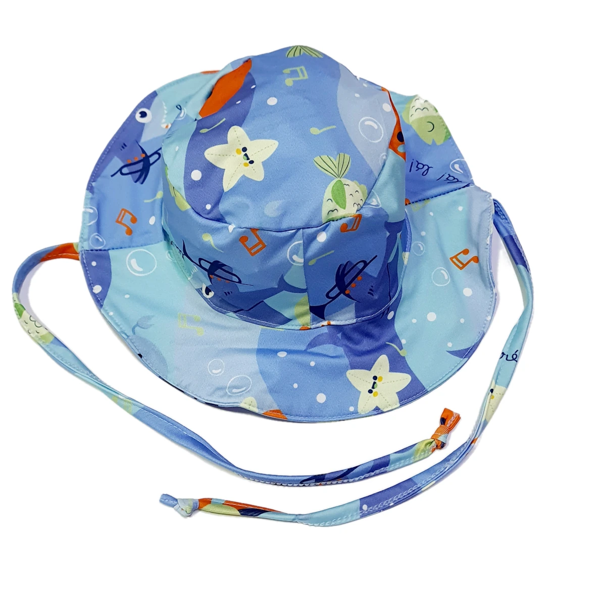 Chapéu Bebê Bucket Est Peixes Prot UV FPS 50+ Kml 43351 – Azul - UK ...
